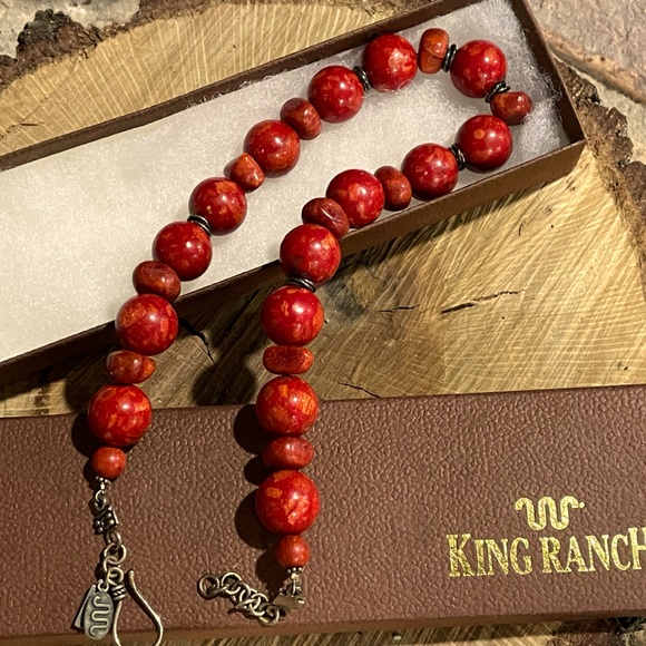 Paige Wallace King Ranch | Jewelry | Paige Wallace Red Corral Necklace ...